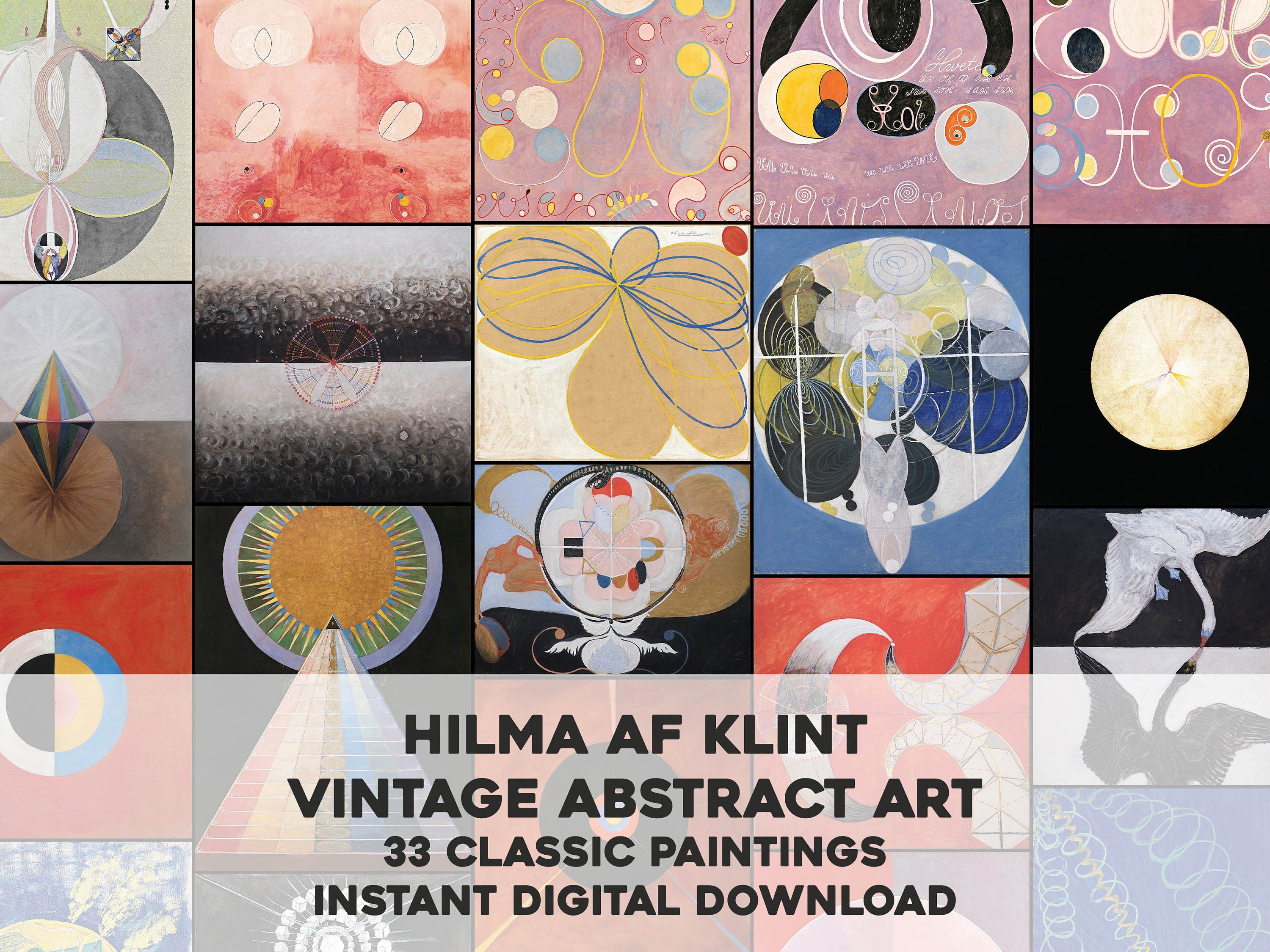 Hilma af Klint Abstract Artworks | Famous Art - CleanArchives