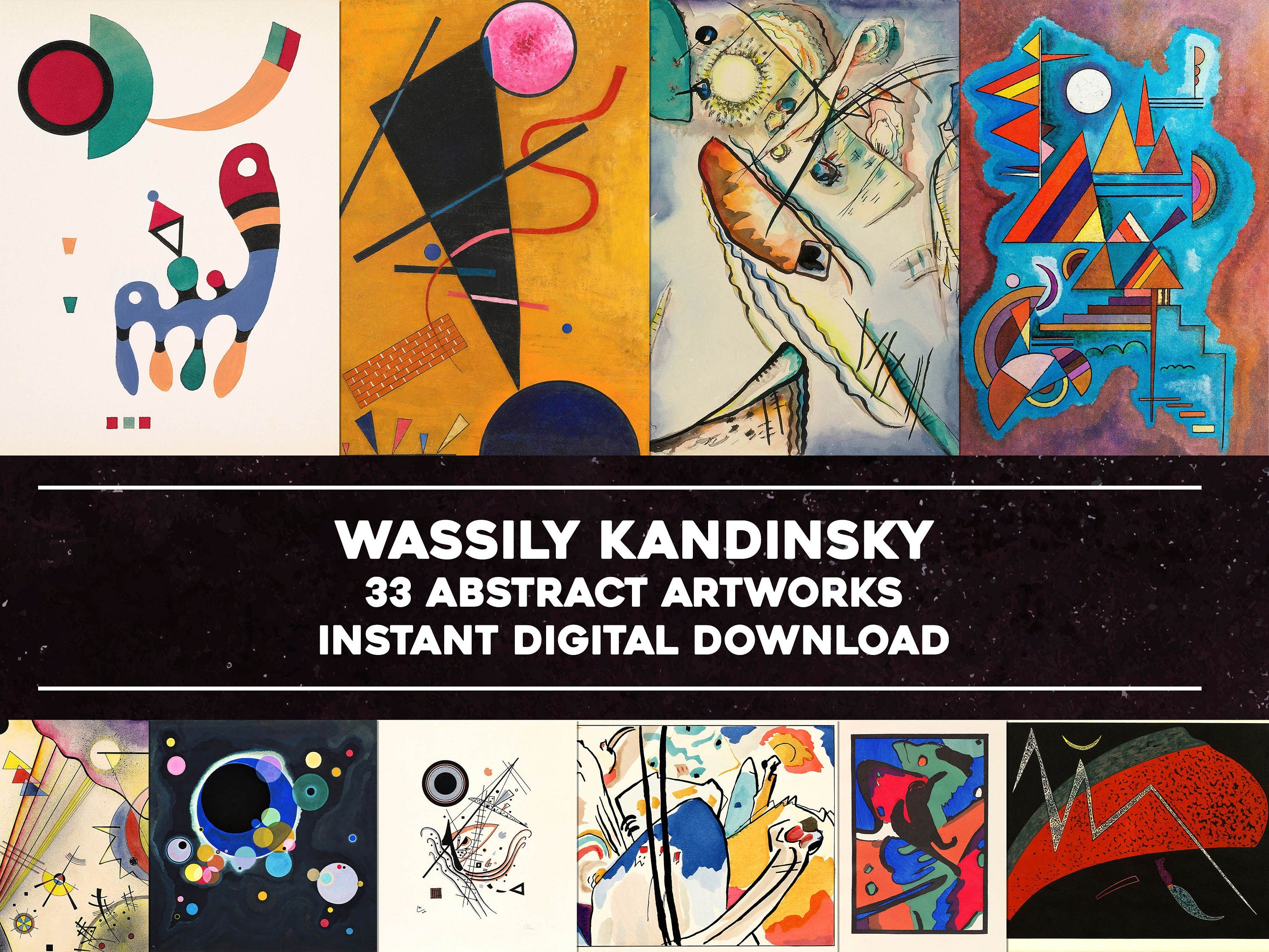 Wassily Kandinsky Abstract Artworks | Famous Art - CleanArchives
