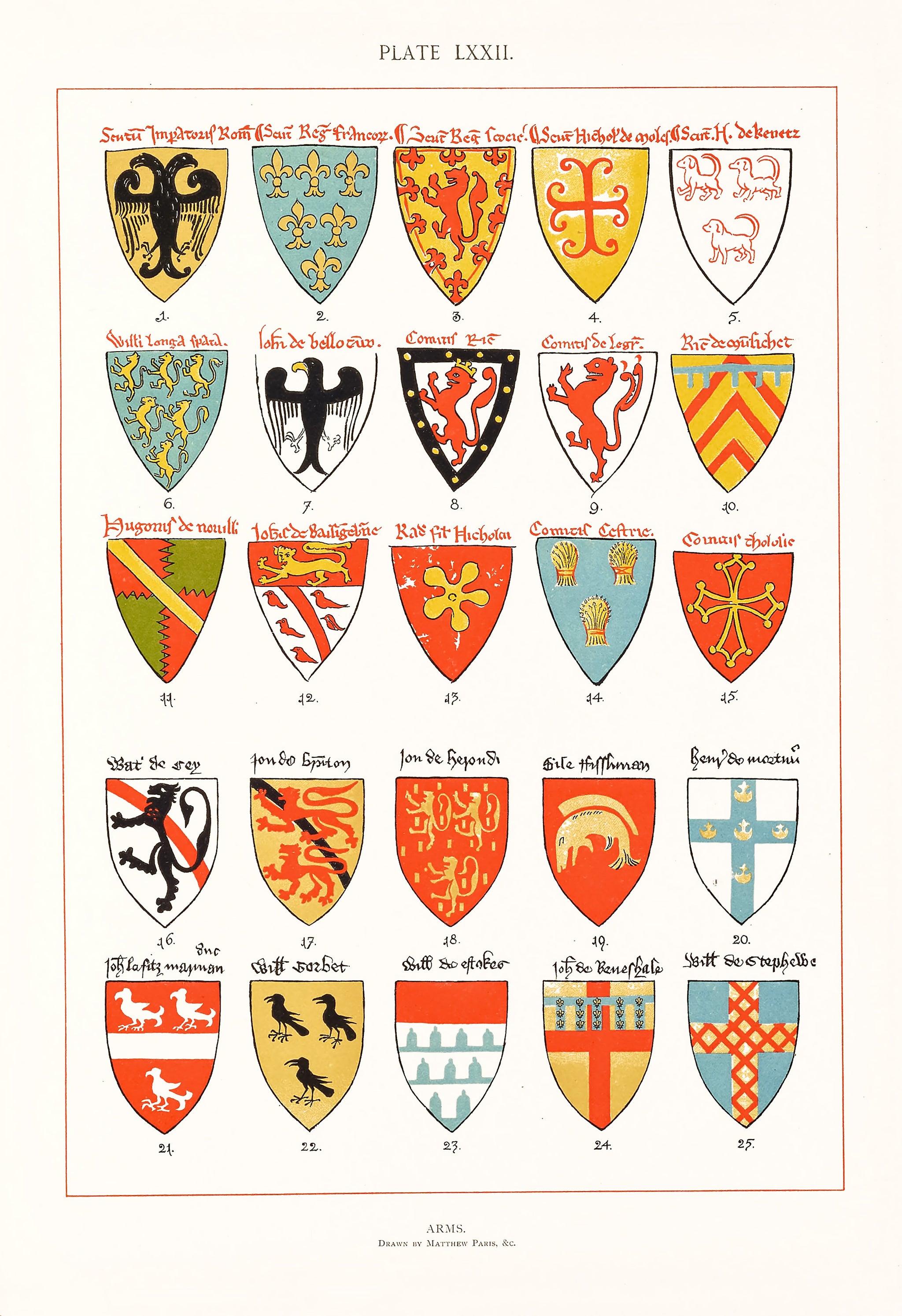 The Art of Heraldry Set 2 | Ornamental & Design Images - CleanArchives