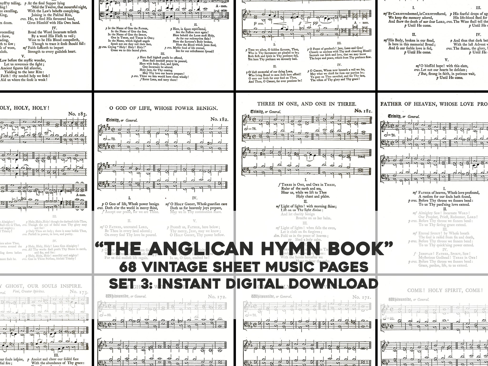The Anglican Hymn Book Set 3 | Music Images - CleanArchives