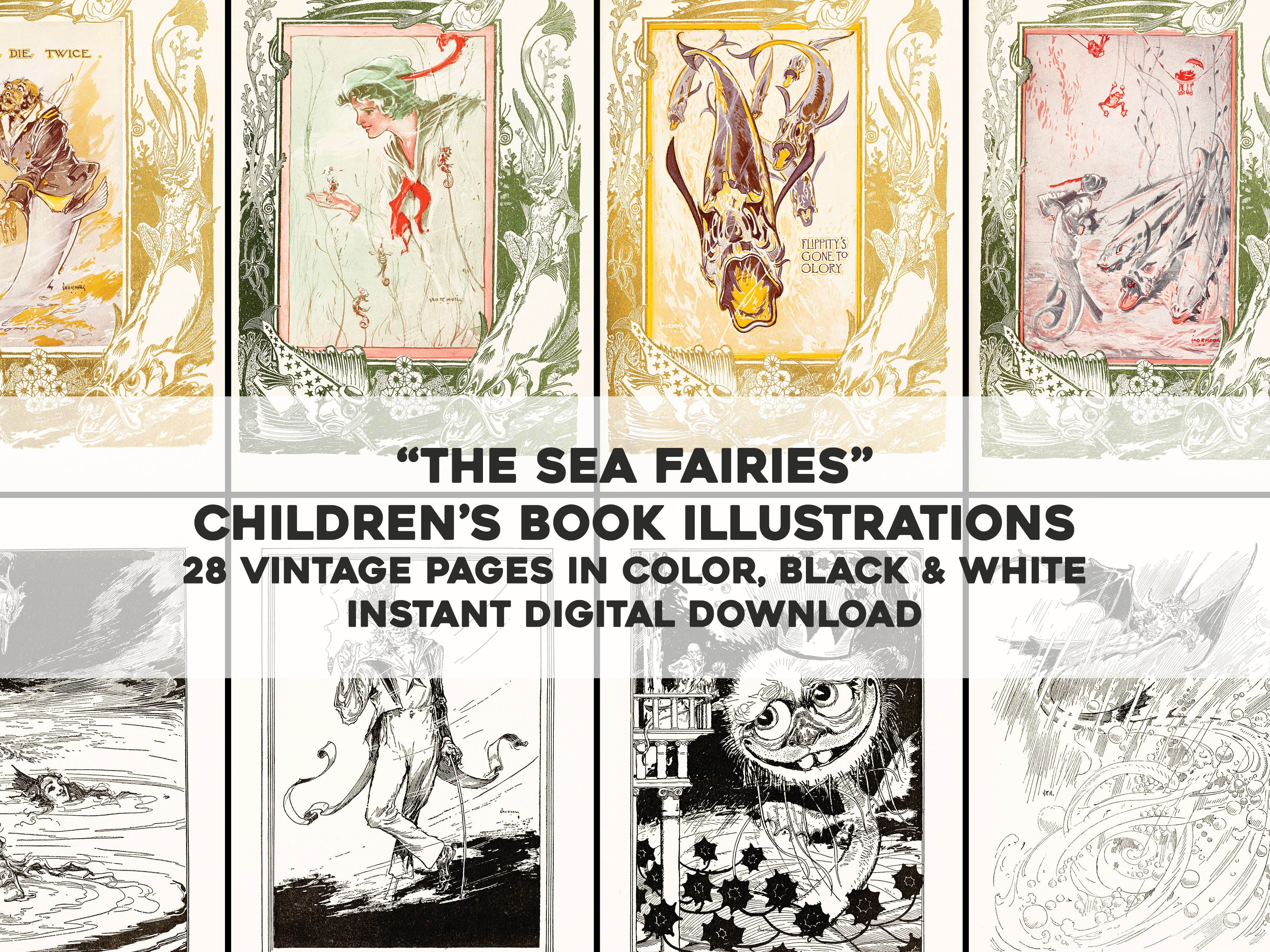 Sea Fairies | Illustrated Book Images - CleanArchives