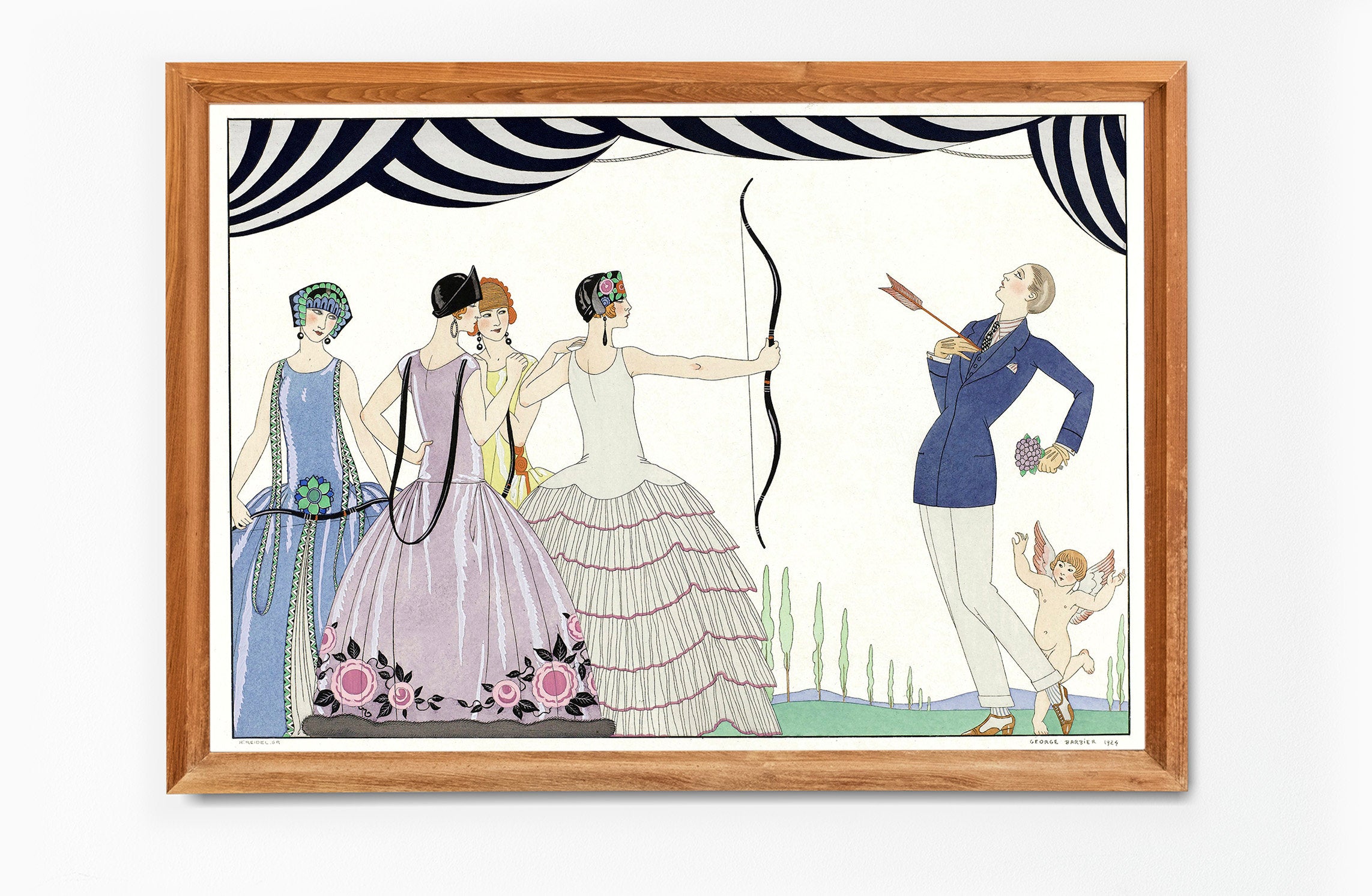 George Barbier Visez au coeur, belles dames! | Vintage Poster Images ...