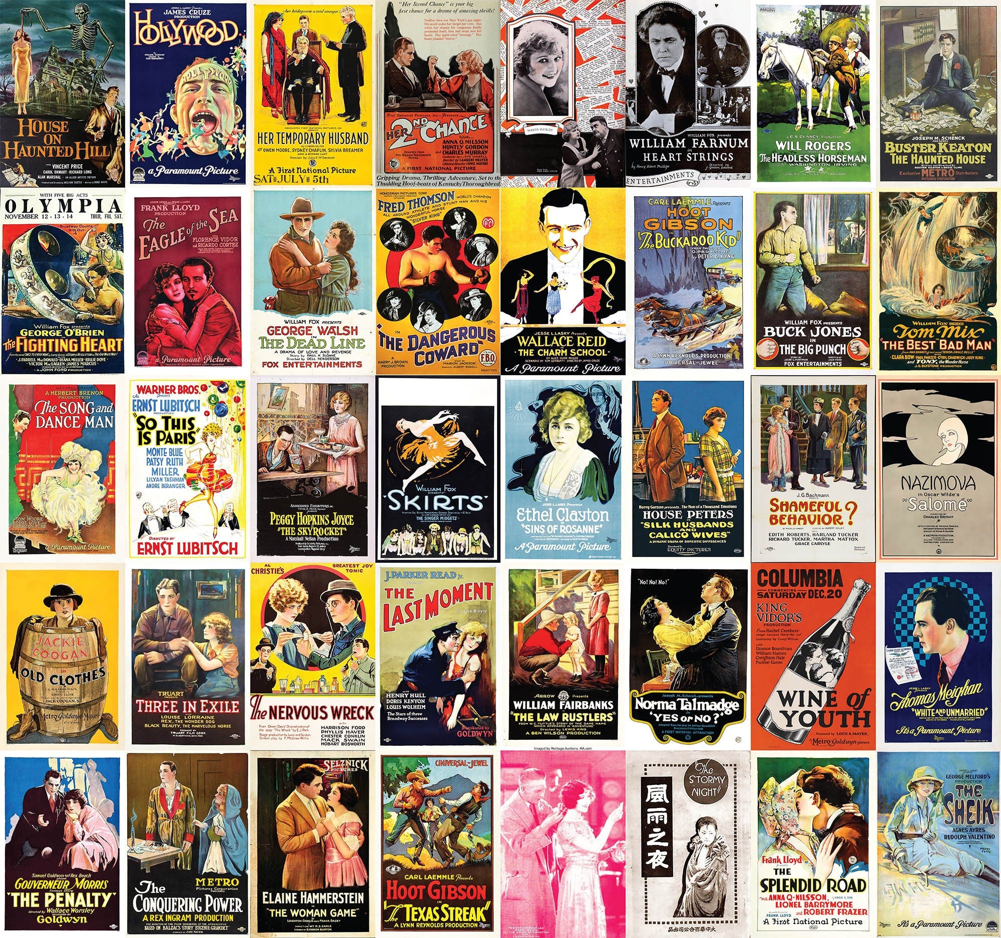 1920's Movie Poster 4"x6" Collage Kit Set 1 | Collage Kit Images ...