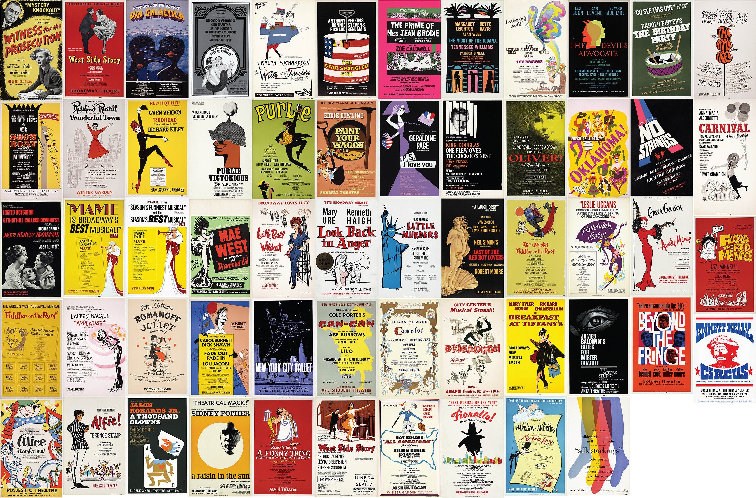 Typographic Theatre Advertisements | Theatre Images - CleanArchives