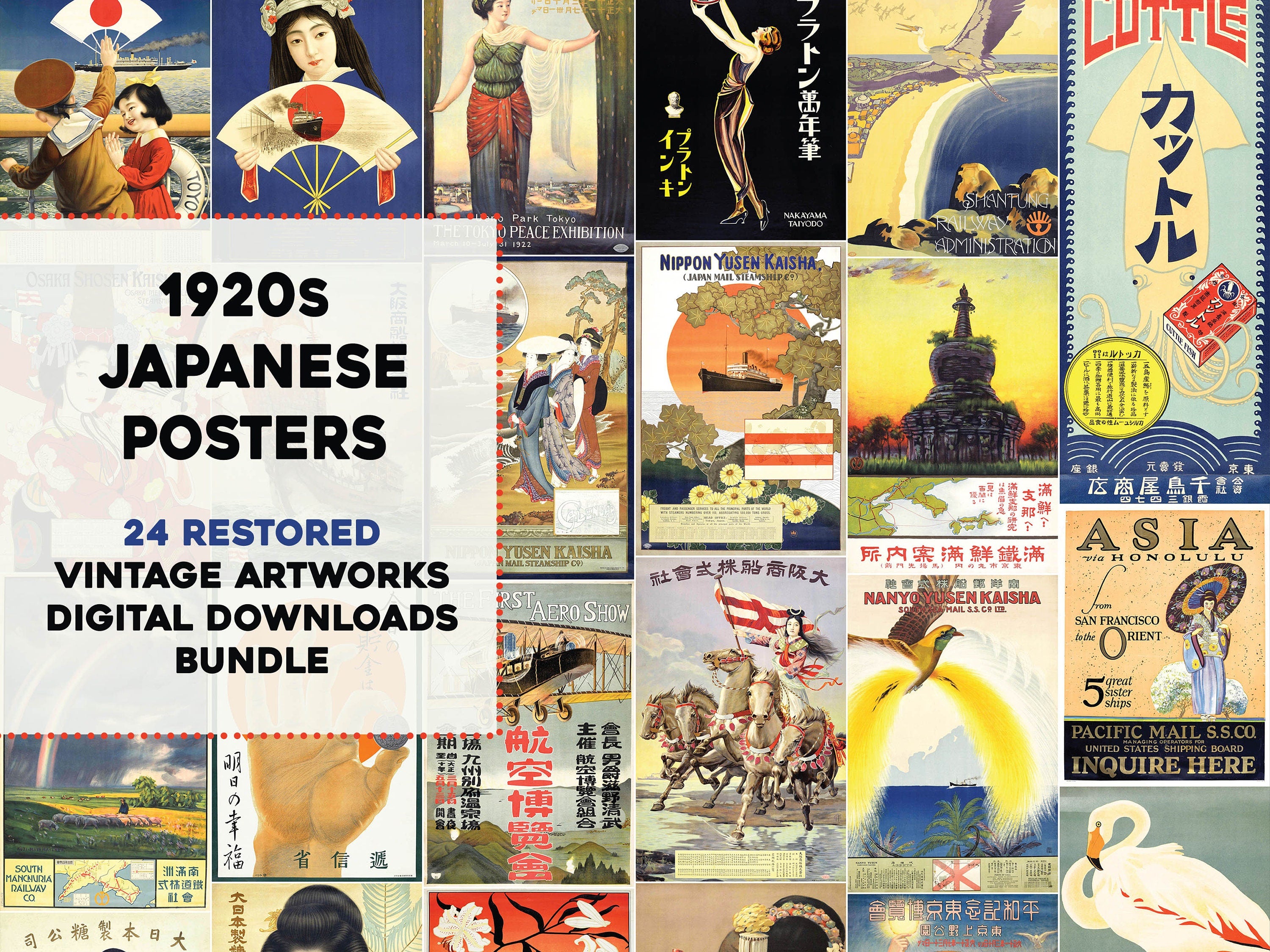 1920's Japanese Travel Posters | Travel Poster & Postcard Images ...