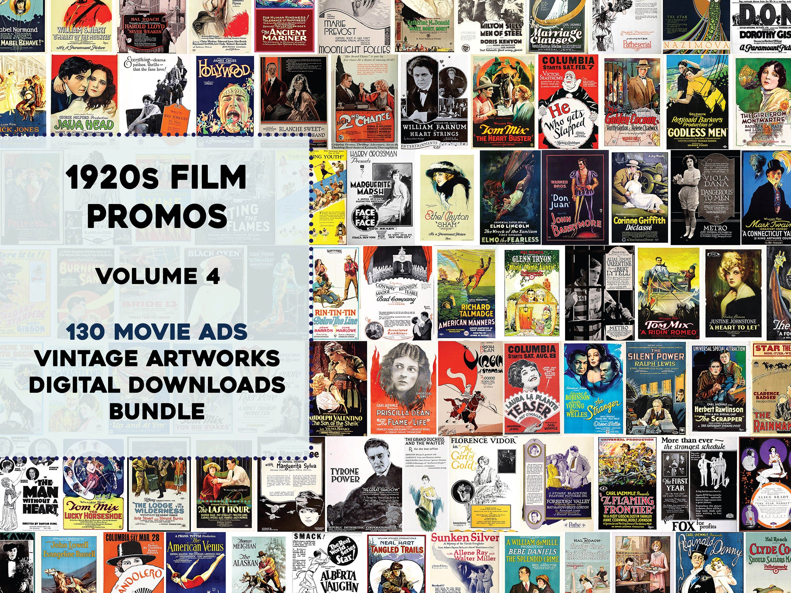 Old Movie Promo Advertisements Set 4 | Movie Images - CleanArchives