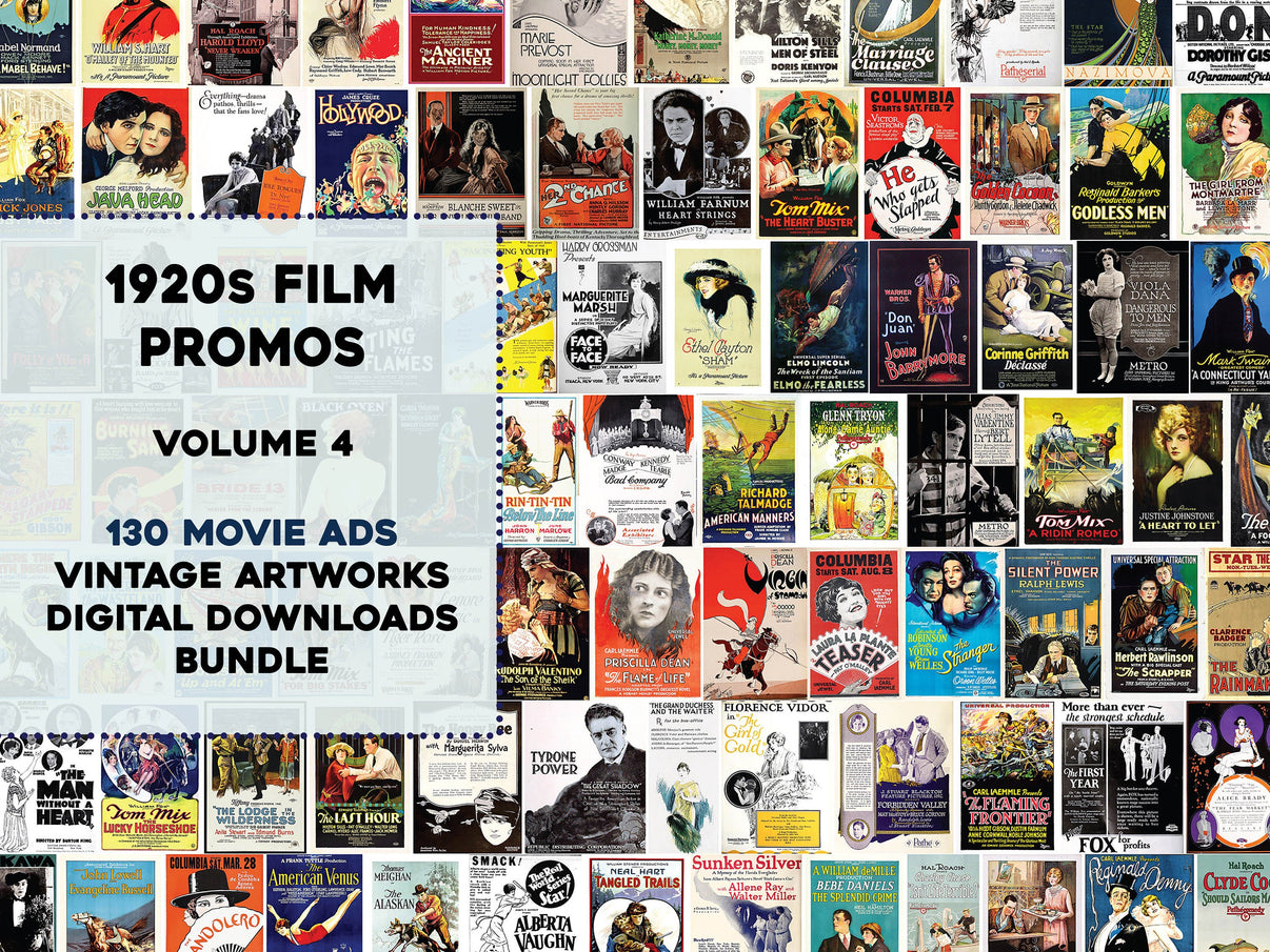 Old Movie Promo Advertisements Set 4 | Movie Images - CleanArchives