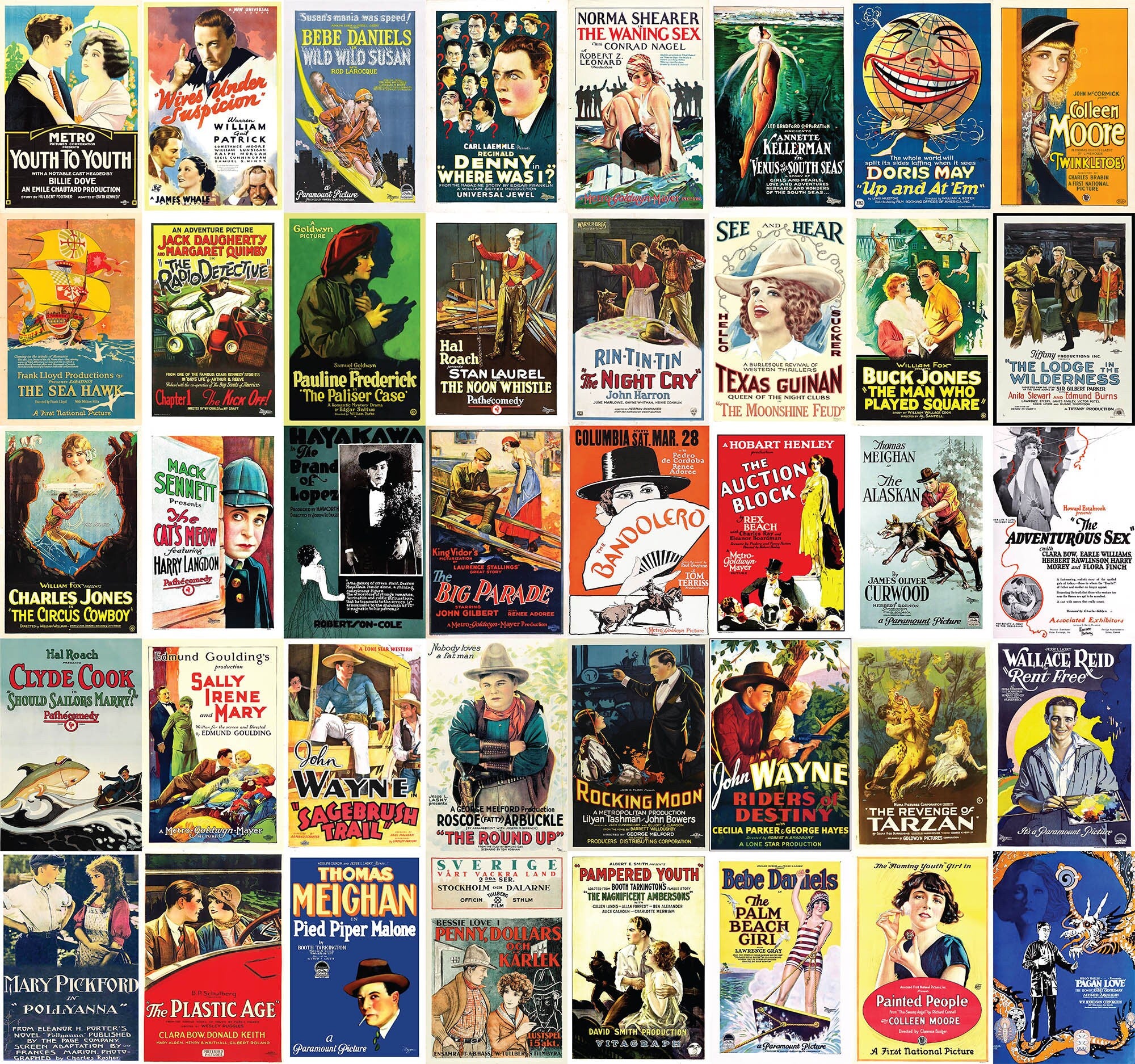 1920's Movie Poster 4"x6" Collage Kit Set 2 | Collage Kit Images ...