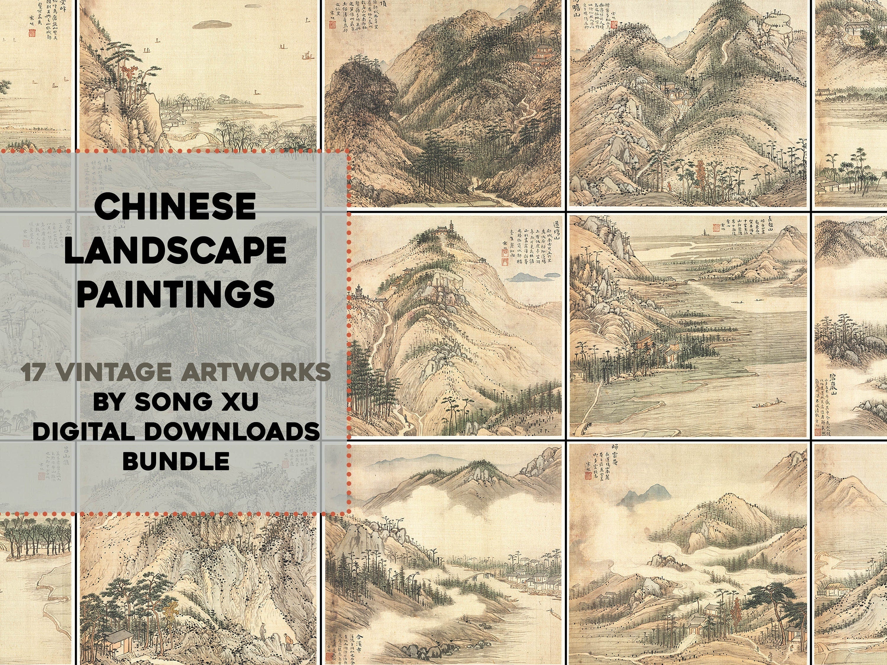 Song Xu Chinese Landscape Paintings [17 Images] – CleanArchives