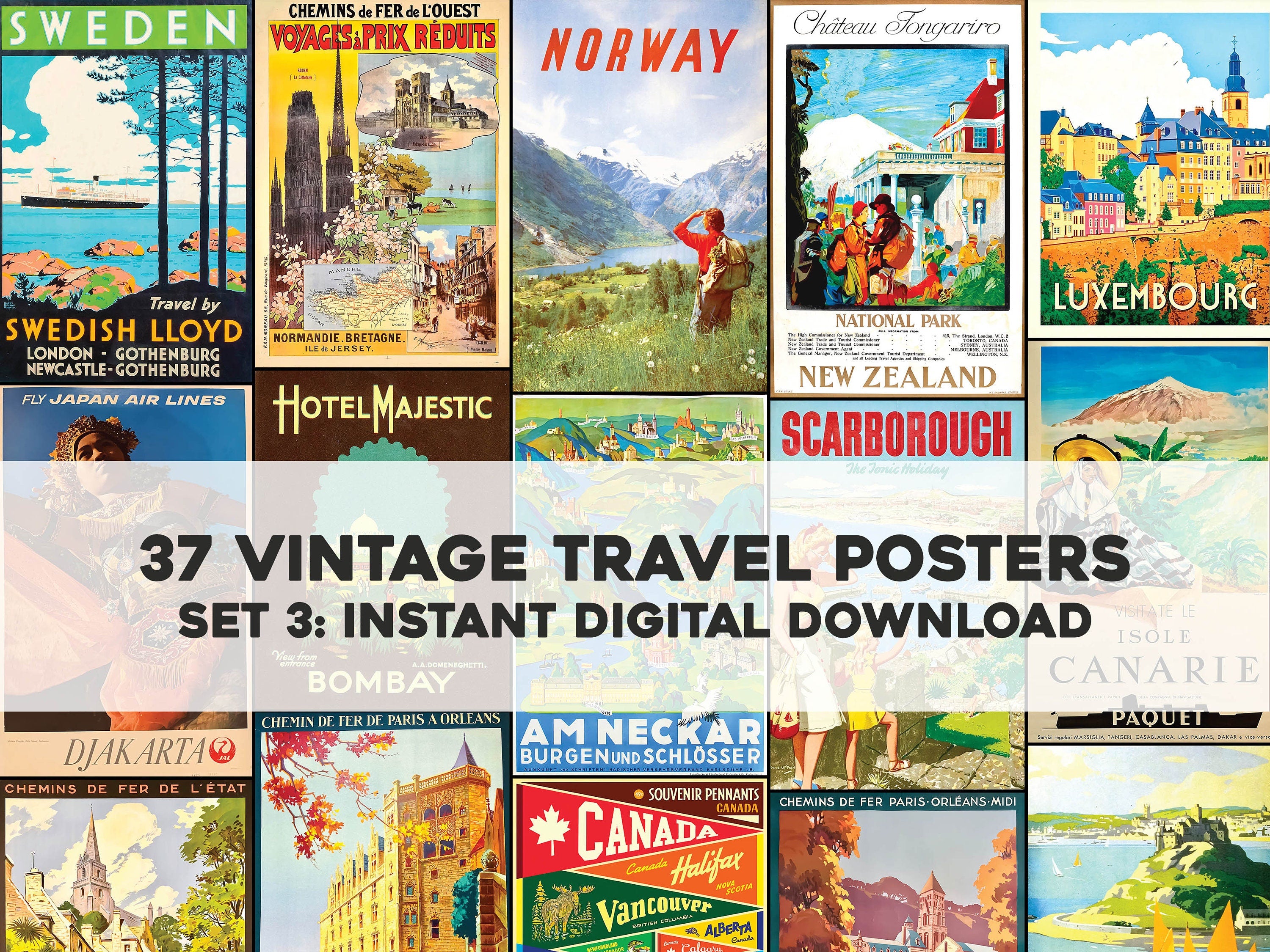 Travel Posters & Postcards - Public Domain – CleanArchives