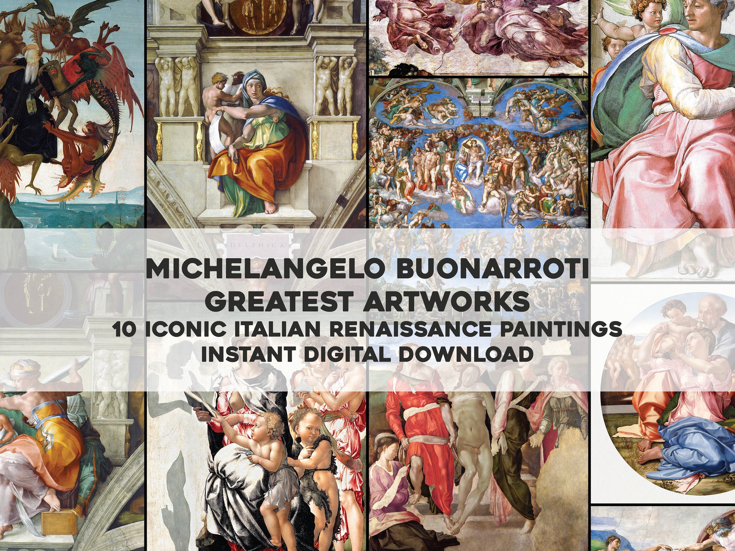 Michelangelo Buonarroti Renaissance Paintings | Famous Art - CleanArchives