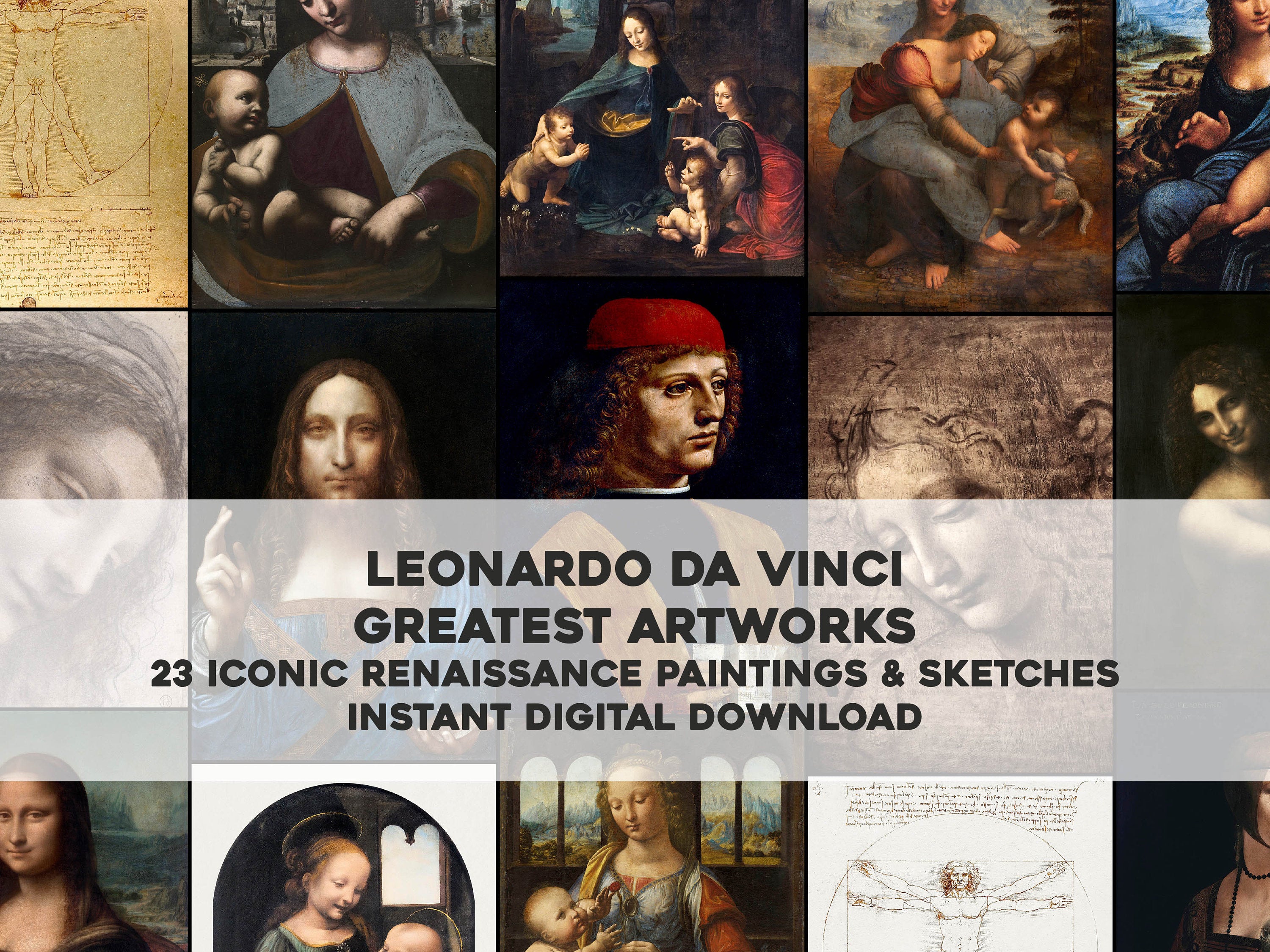 Leonardo Da Vinci Renaissance Paintings | Famous Art Images - CleanArchives