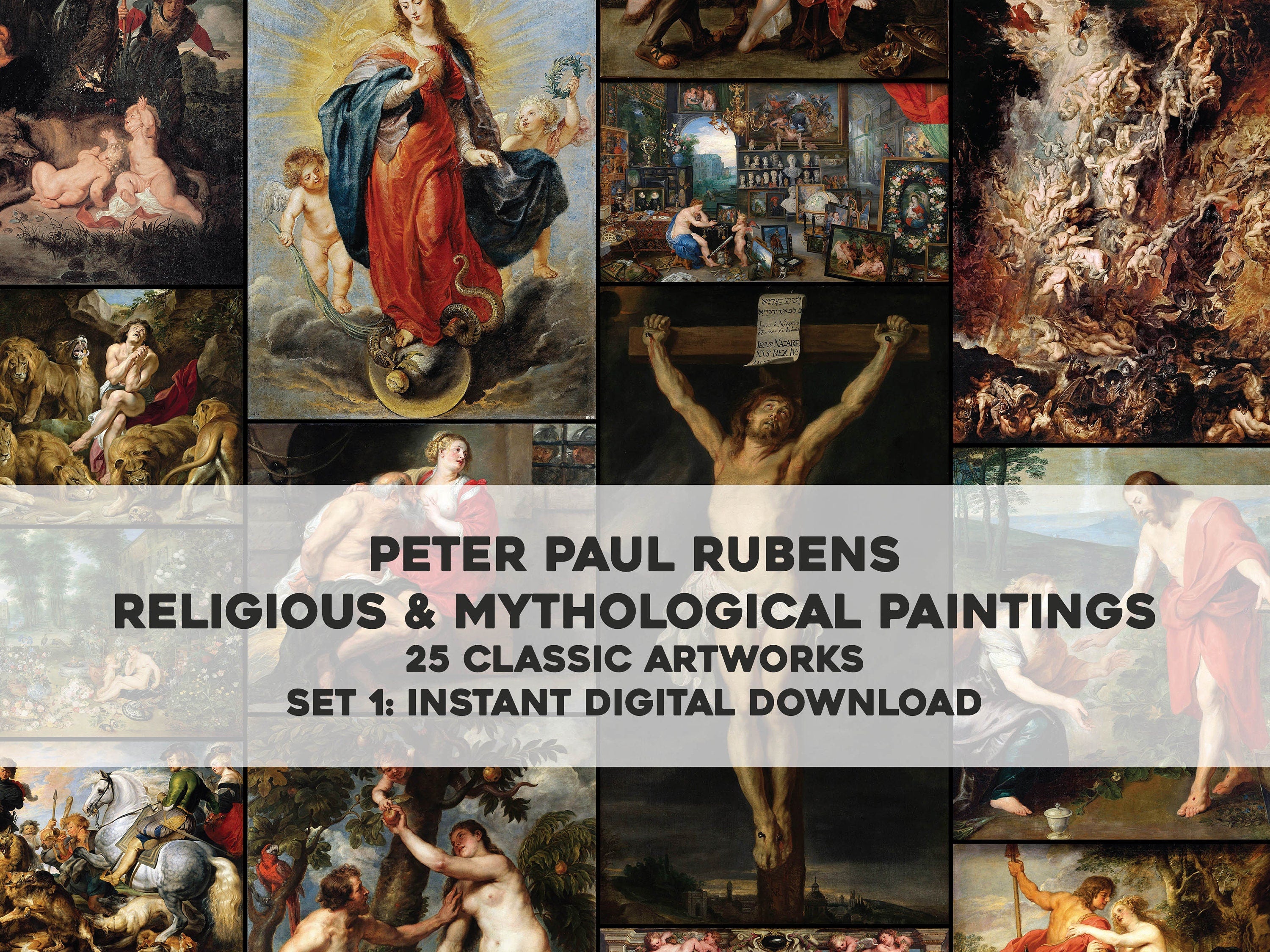 Peter Paul Rubens Baroque Paintings Set 1 | Famous Art - CleanArchives