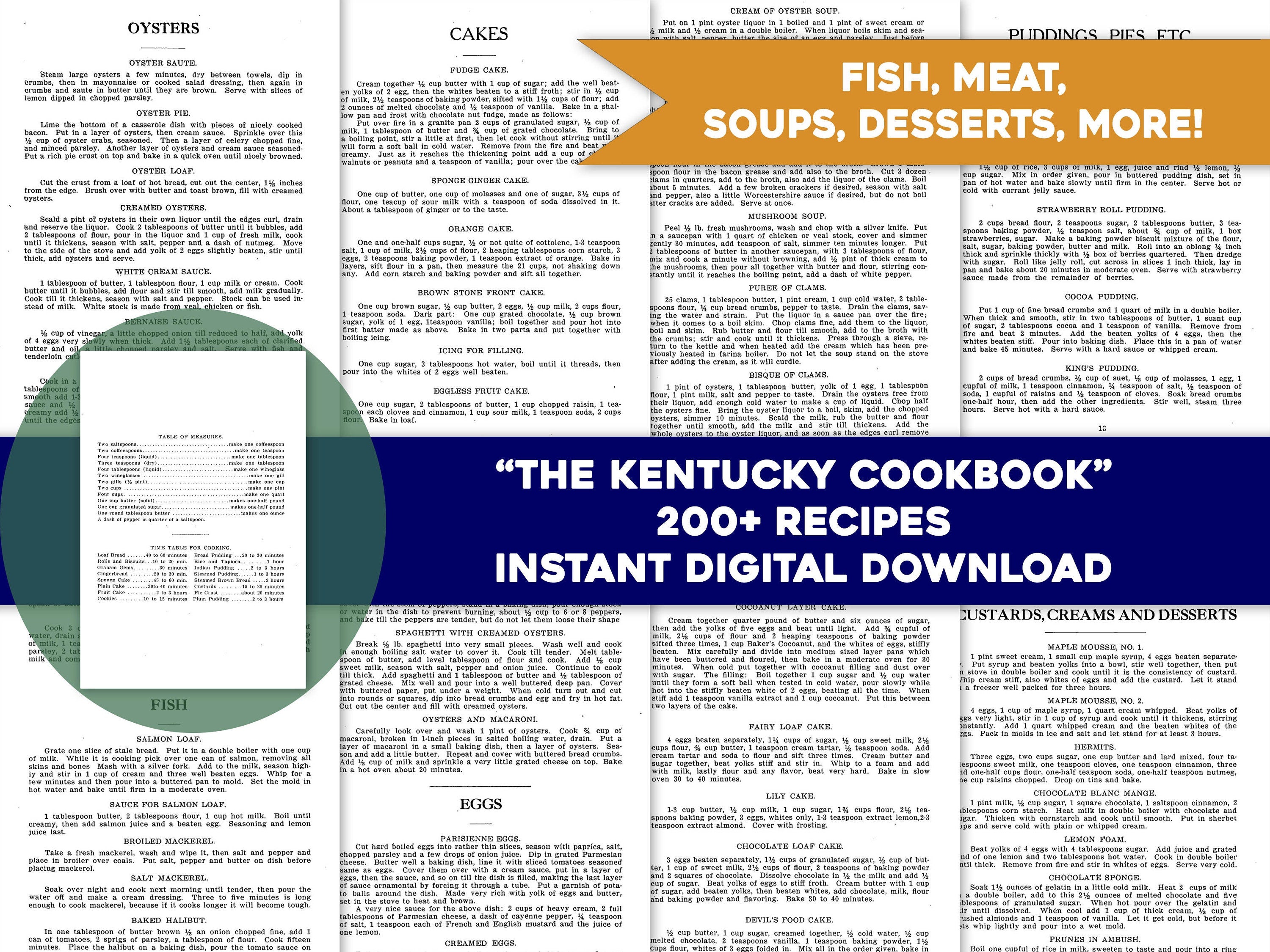 The Kentucky Cookbook | Cookbook Images - CleanArchives