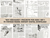 The Boy Mechanic 1000 Things for Boys to do Set 1 | Illustrated Book ...
