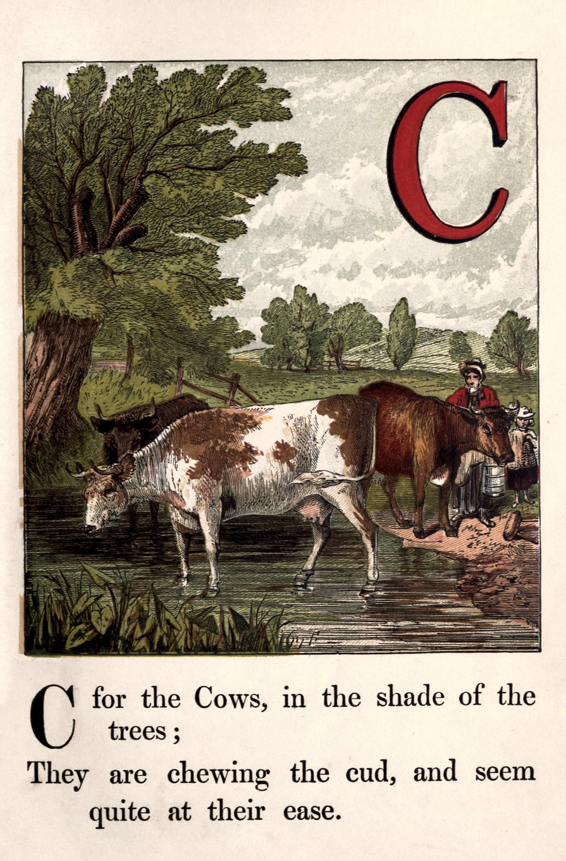 Children's Illustrated Alphabet 1 | Illustrated Book Images - CleanArchives