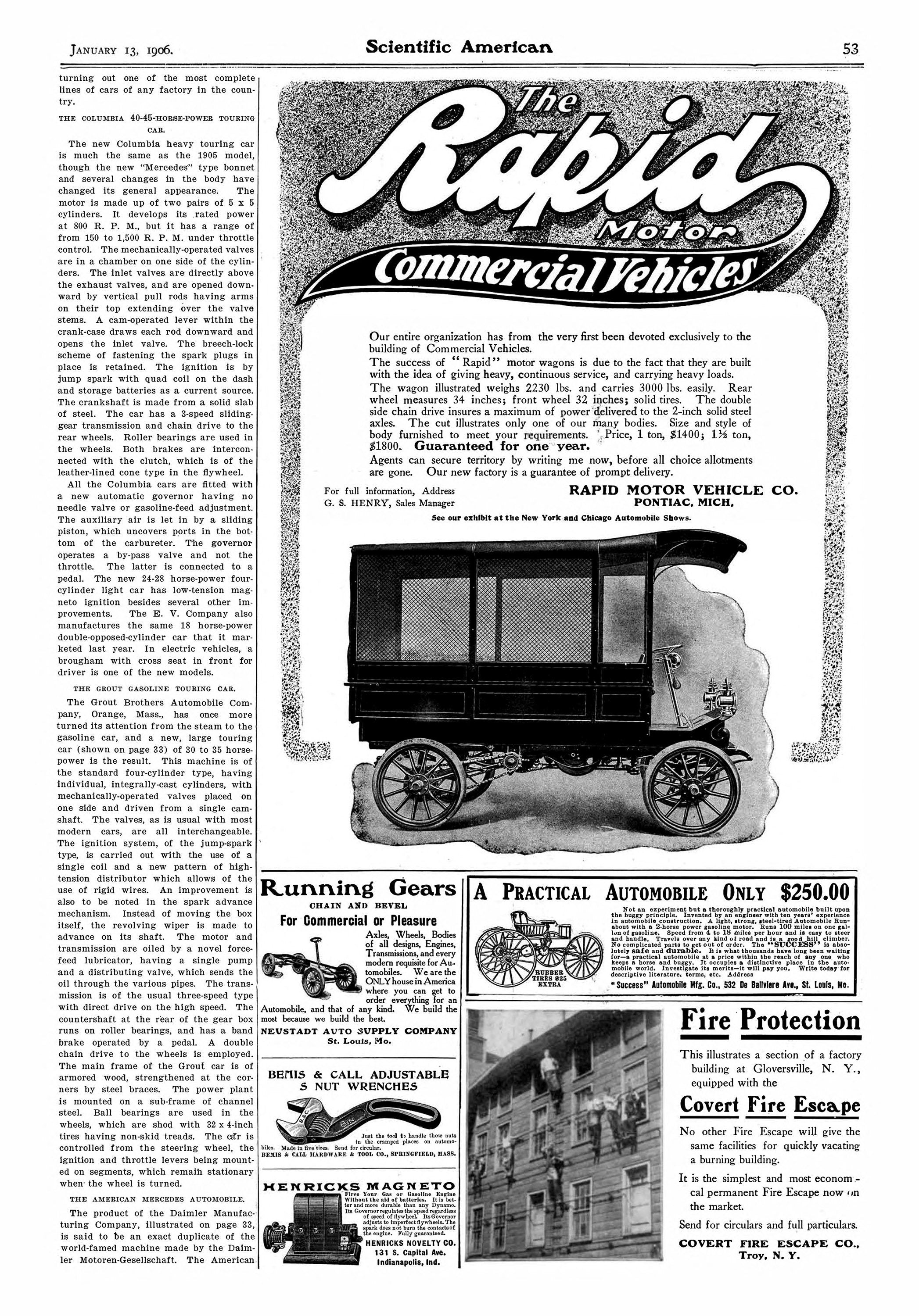 Antique Car Catalog Pages Set 2 | Classic Car Images - CleanArchives